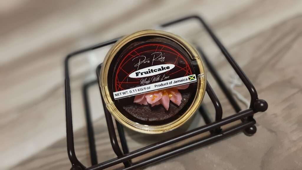 4oz Paris Ruby Fruitcake Snack Pack (10 Pack Minimum) - Paris Ruby