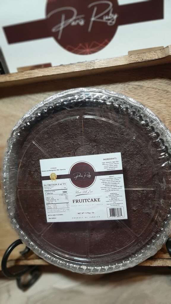 3lb Paris Ruby Fruitcake - Paris Ruby