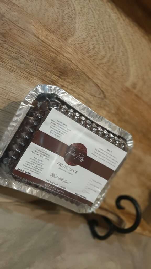 1/2 lb (HALF) Paris Ruby Fruitcake - Paris Ruby